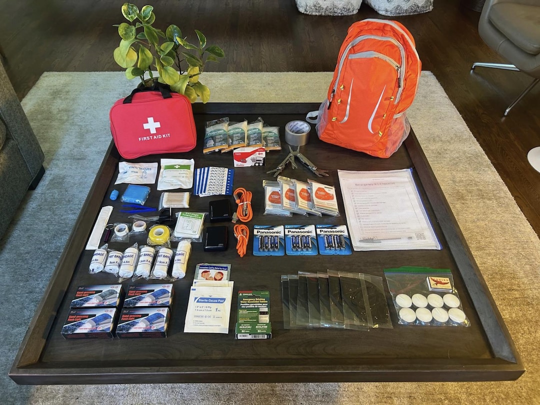 Natural Disaster Emergency Kit for 1 Person | Free Shipping - Etsy ...