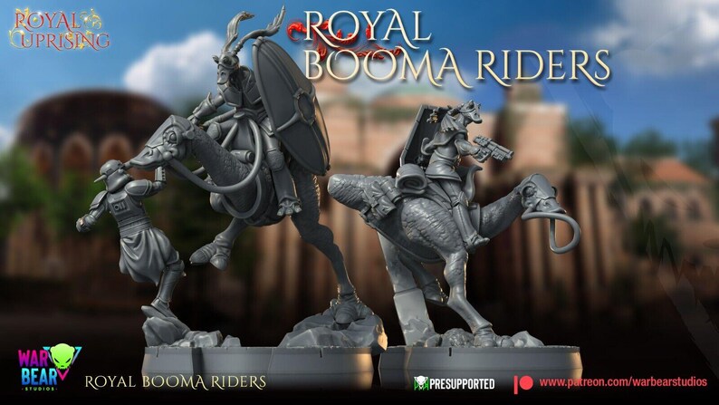 4 X Gungan Boomba Rider Star Wars RPG Legion Shatterpoint Compatible ...