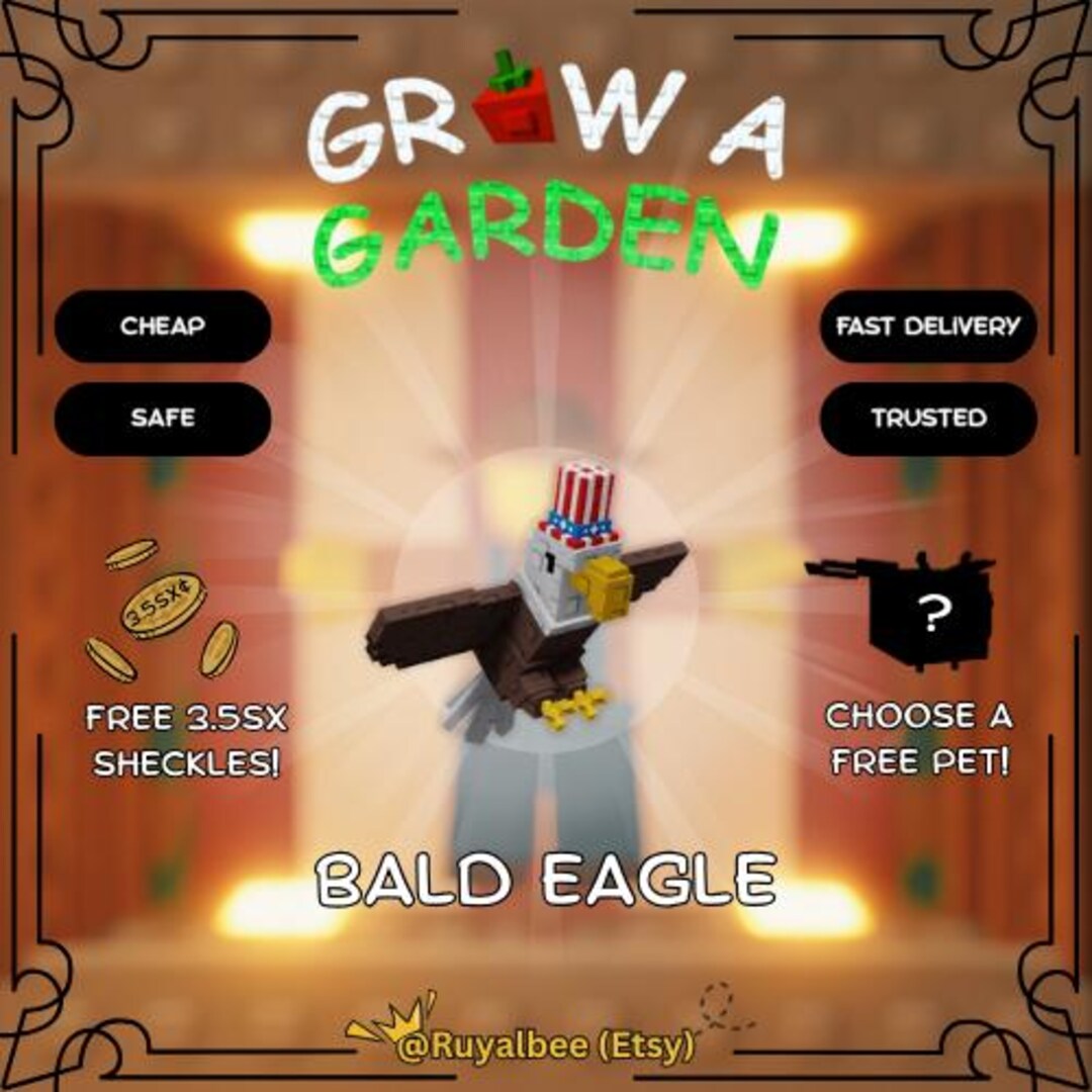 Bald Eagle | Roblox | Grow a Garden | Cheap | Fast Delivery | Freebies ...