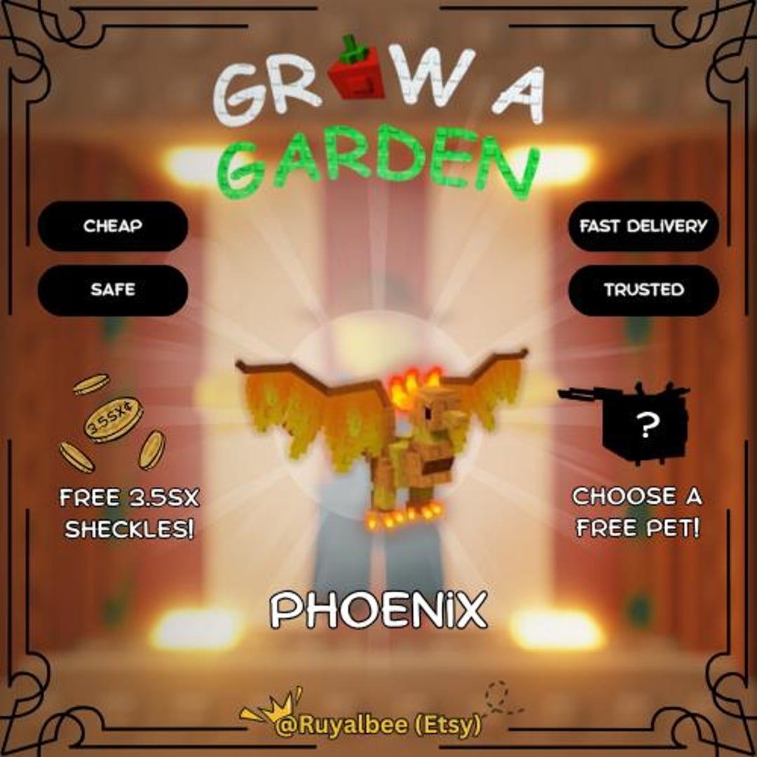 Phoenix | Roblox | Grow a Garden | Cheap | Fast Delivery | Freebies ...