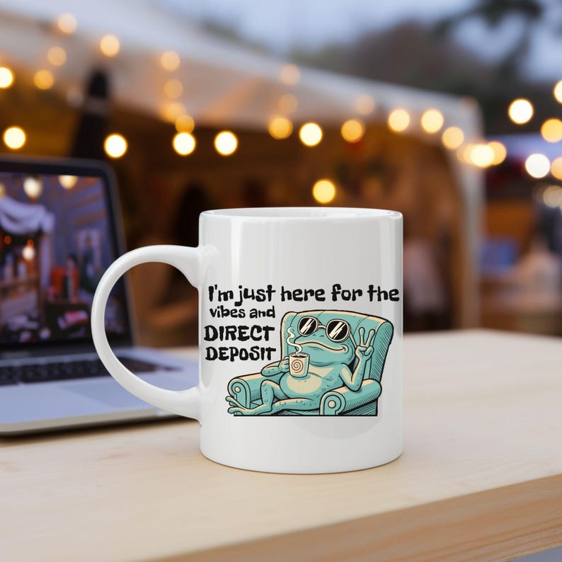 Funny Frog Coffee Mug, Weird Stuff, Office Humor Gift, Sarcastic Meme Mug, Father's Day Coffee ...