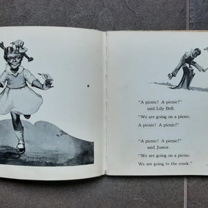 The Picnic by James S. Tippett. Vintage Antique 1936 Scarce Adorable ...