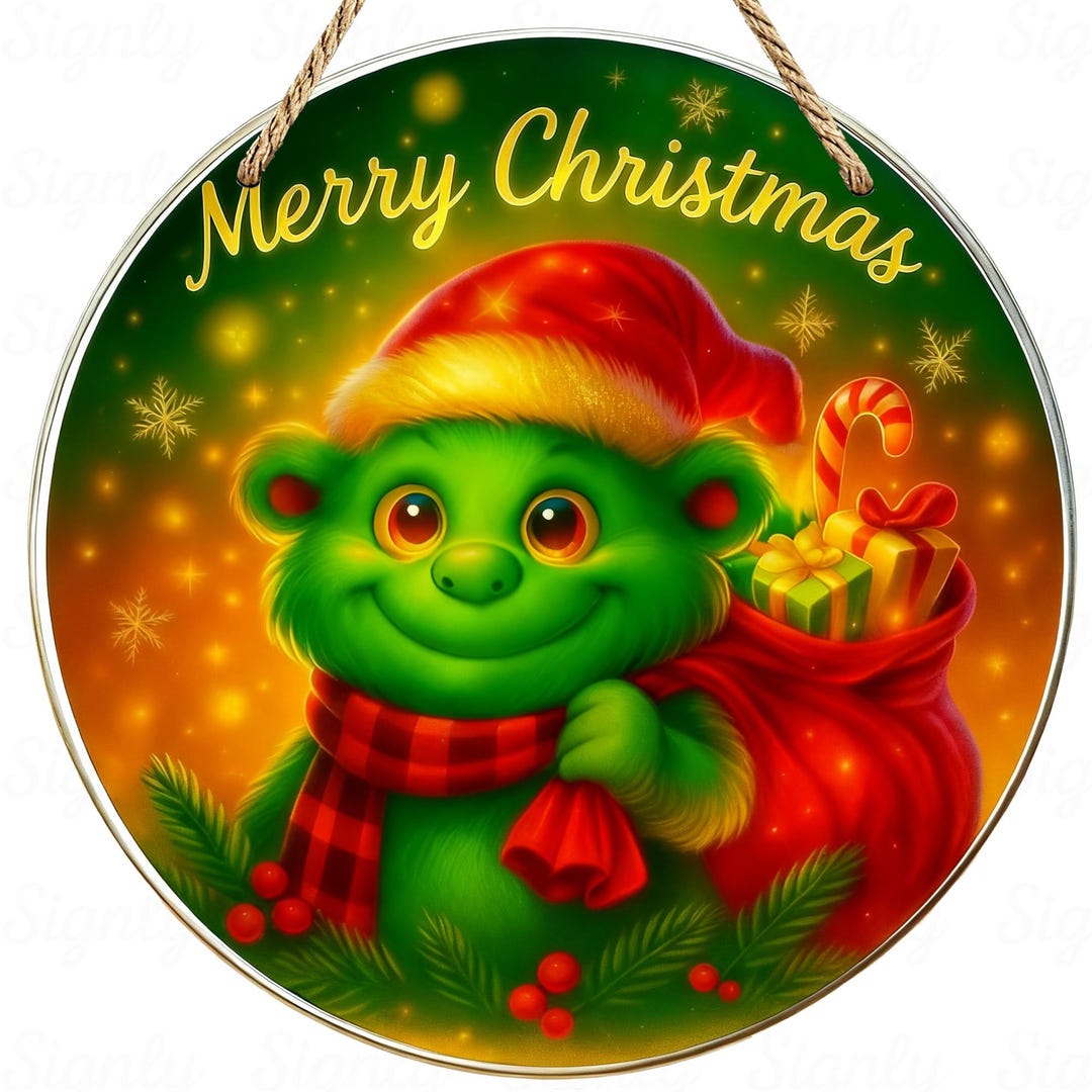 Christmas Gift Sign Ornament Plaque – Funny Holiday Wall Decor ...