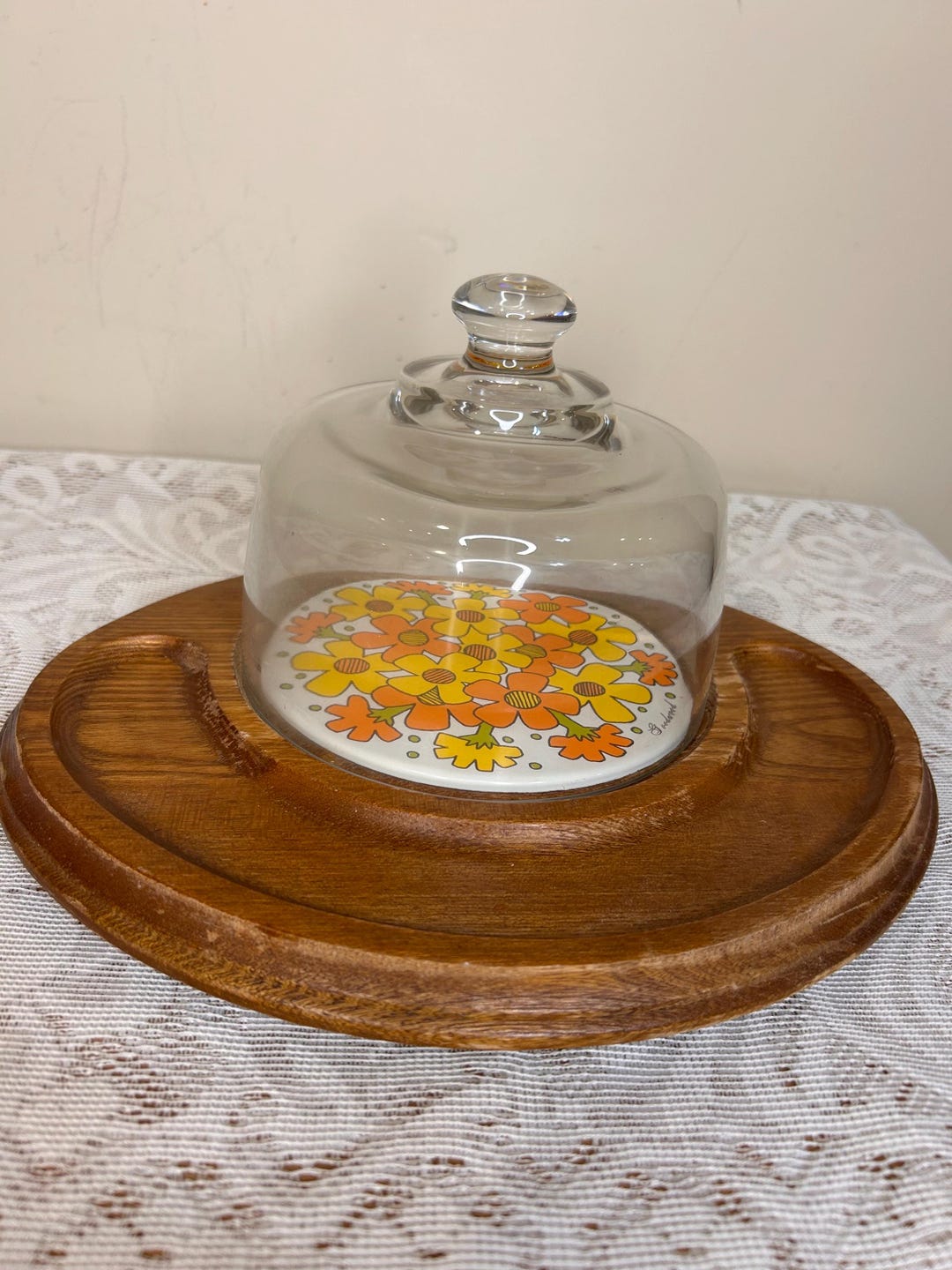 Vintage Mid-century Cheese Board - Etsy