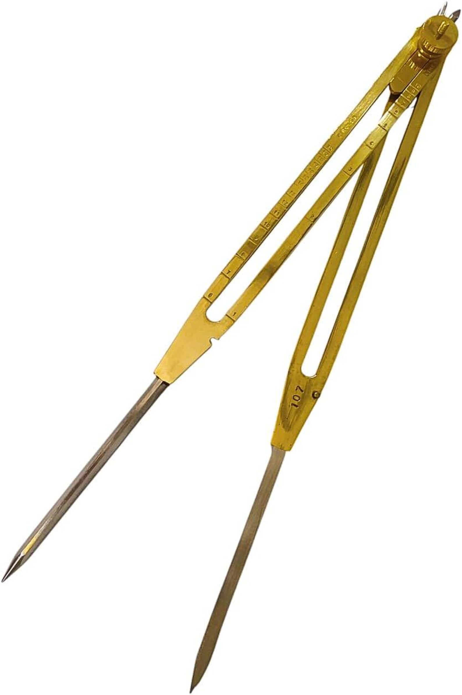 Brass Proportional Divider, 12 Inch Drafting Tool Scientific Measuring ...