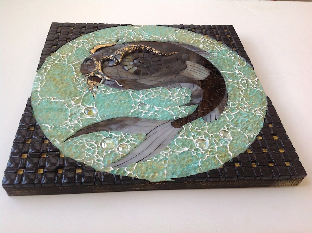 Mosaic Fantasy Fish - Etsy