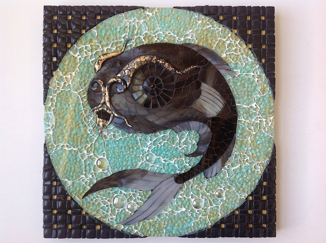 Mosaic Fantasy Fish - Etsy