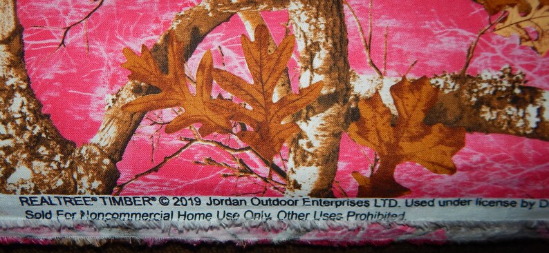 Pink Real Tree Edge Timber Camo Cotton Quilt Fabric Camouflage Leaf ...