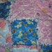 Princess Rag Quilt Cotton Flannel Disney Pink Blue Cinderella Glitter ...