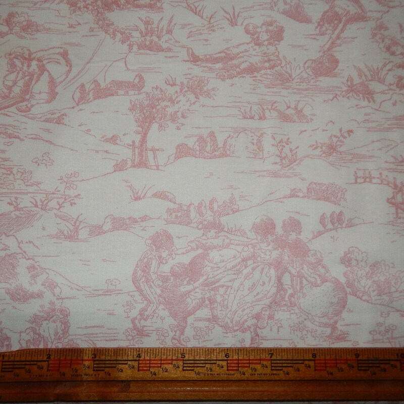 Toile Fabric - Etsy
