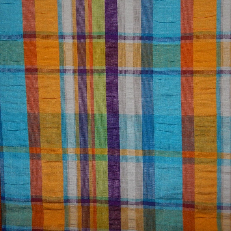 Madras Fabric - Etsy
