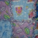 Princess Rag Quilt Cotton Flannel Disney Pink Blue Cinderella Glitter ...