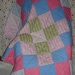 Princess Rag Quilt Cotton Flannel Disney Pink Blue Cinderella Glitter ...