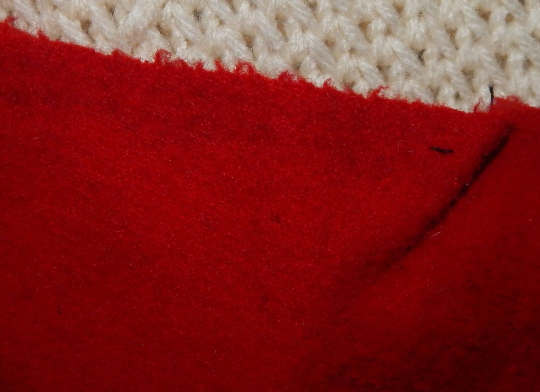 Felted Wool Dark Red Maroon Fabric 8 in X 8 in Needle Craft Supply Felt ...