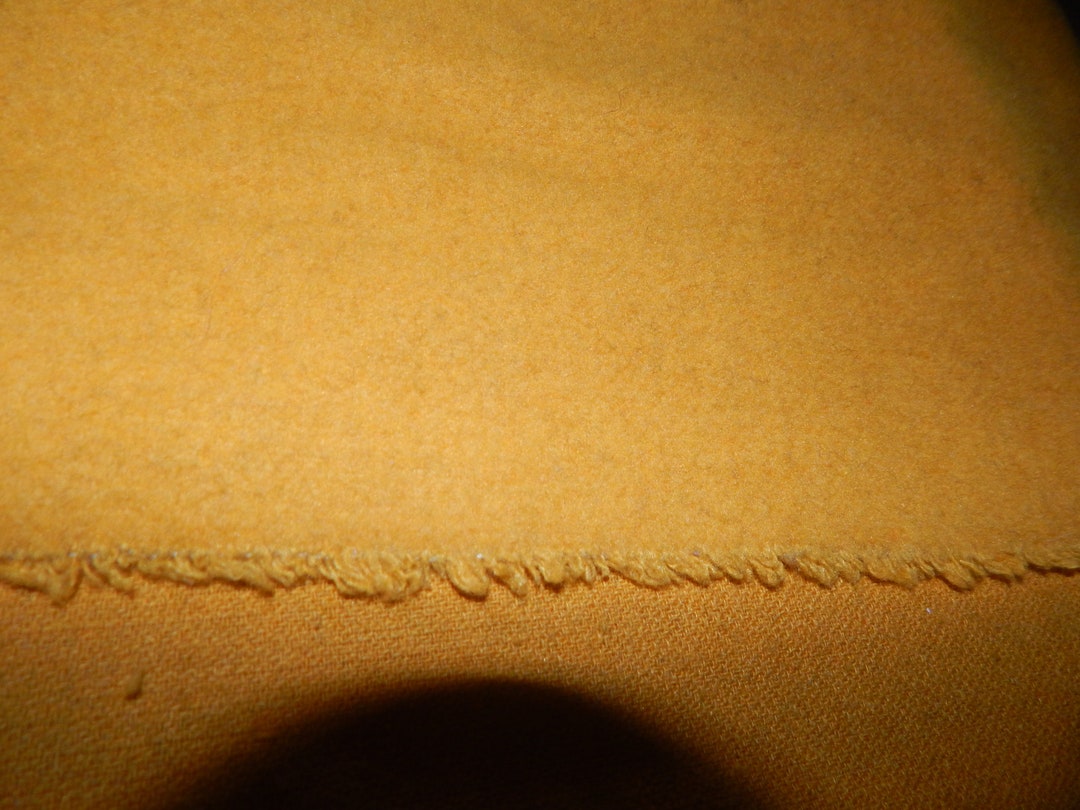 Felted Wool Gold Fabric 8 in X 8 in Needle Craft Supply Felt Penny Rug ...