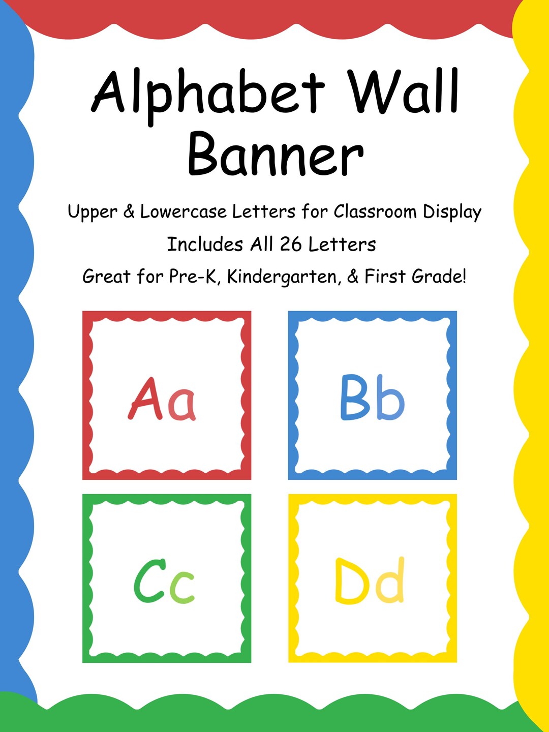 Alphabet Wall Banner - Etsy