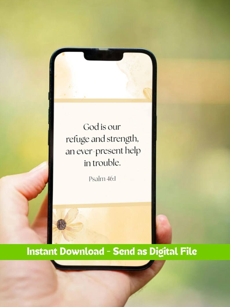 Cancer Care Bible Verse Cards | Christian Encouragement (digital ...