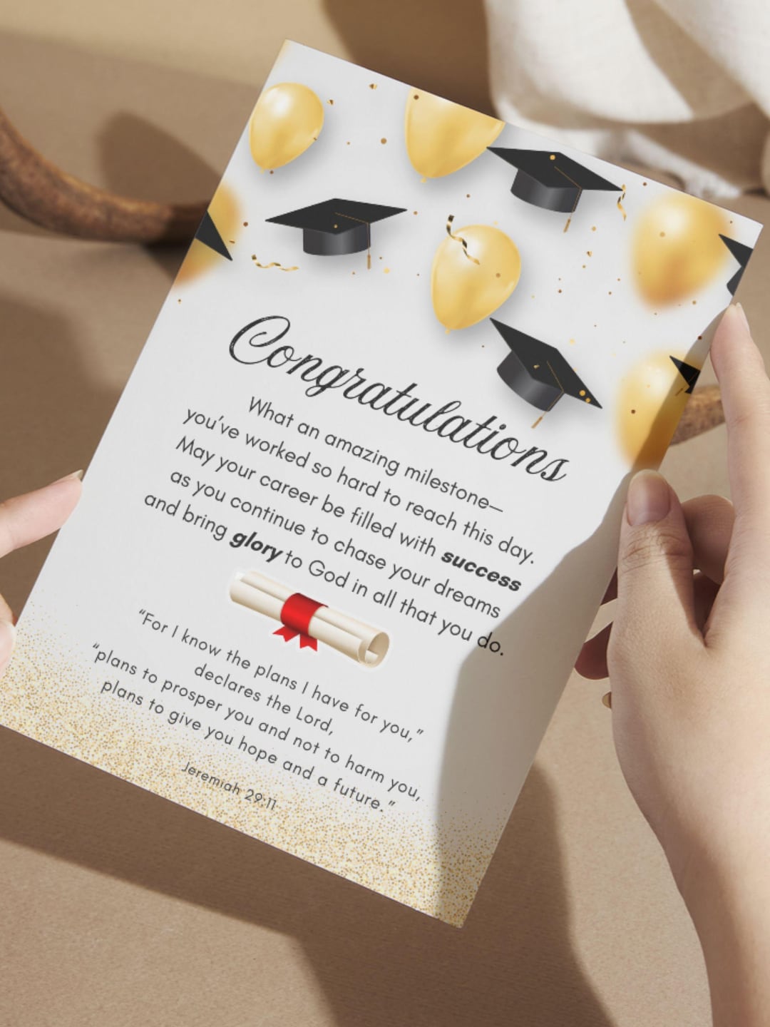 Printable Christian Graduation Card | Congratulations Graduates | Bible ...