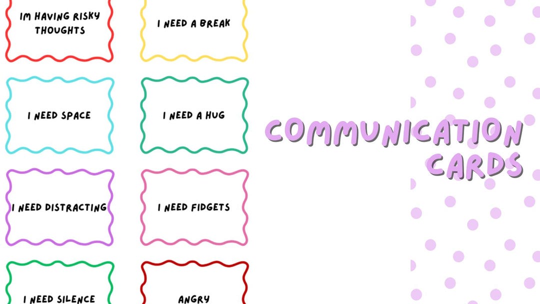 Printable Communication Flashcards PDF | Emotional Expression Cards ...