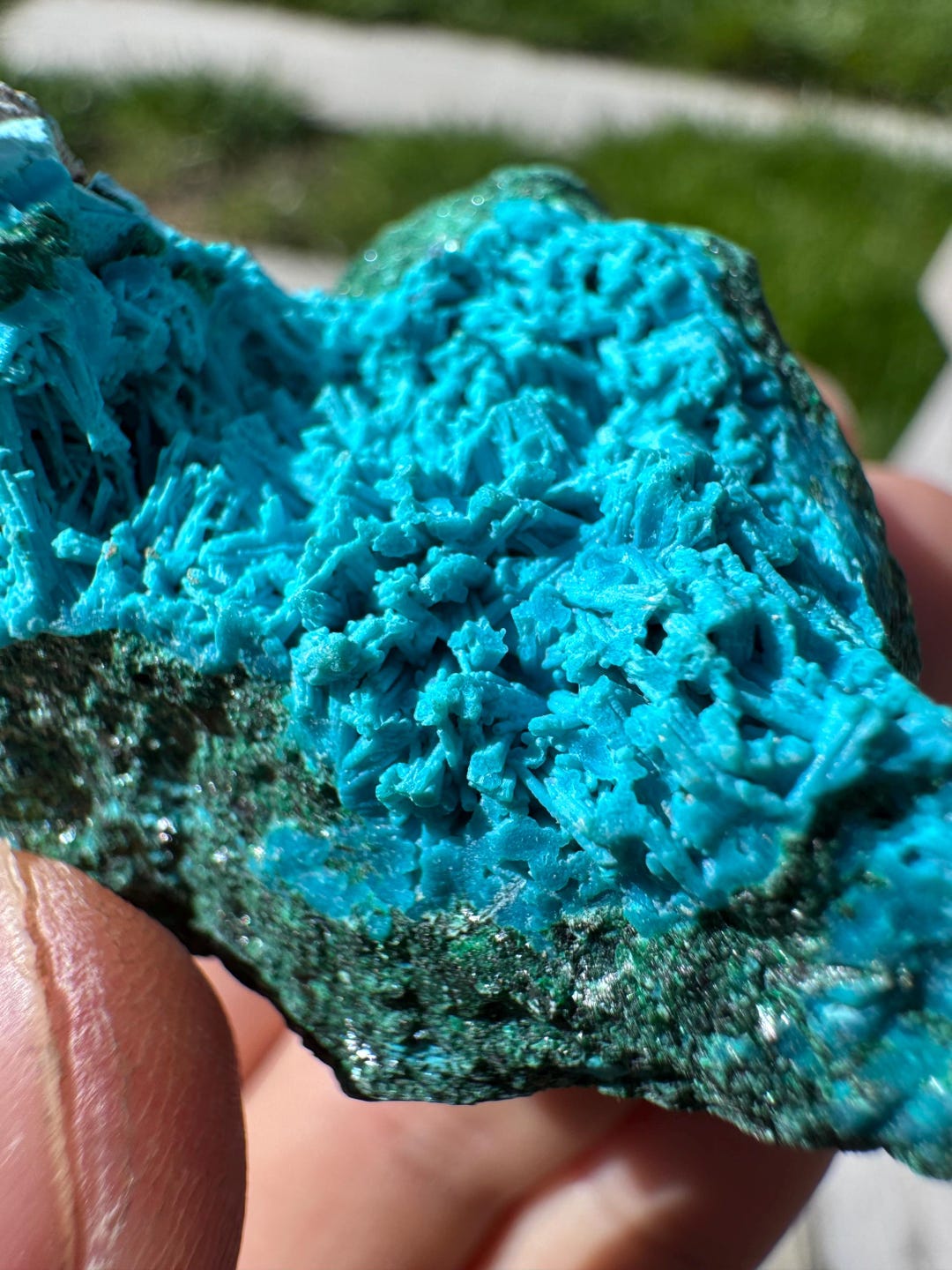 73g Malachite Chrysocolla Pseudomorph – DRC Copper Mineral Specimens ...