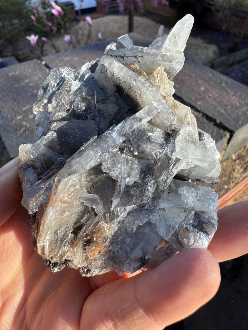 Bladed Barite Crystal Cluster – DRC Congo – 507g Natural Mineral ...