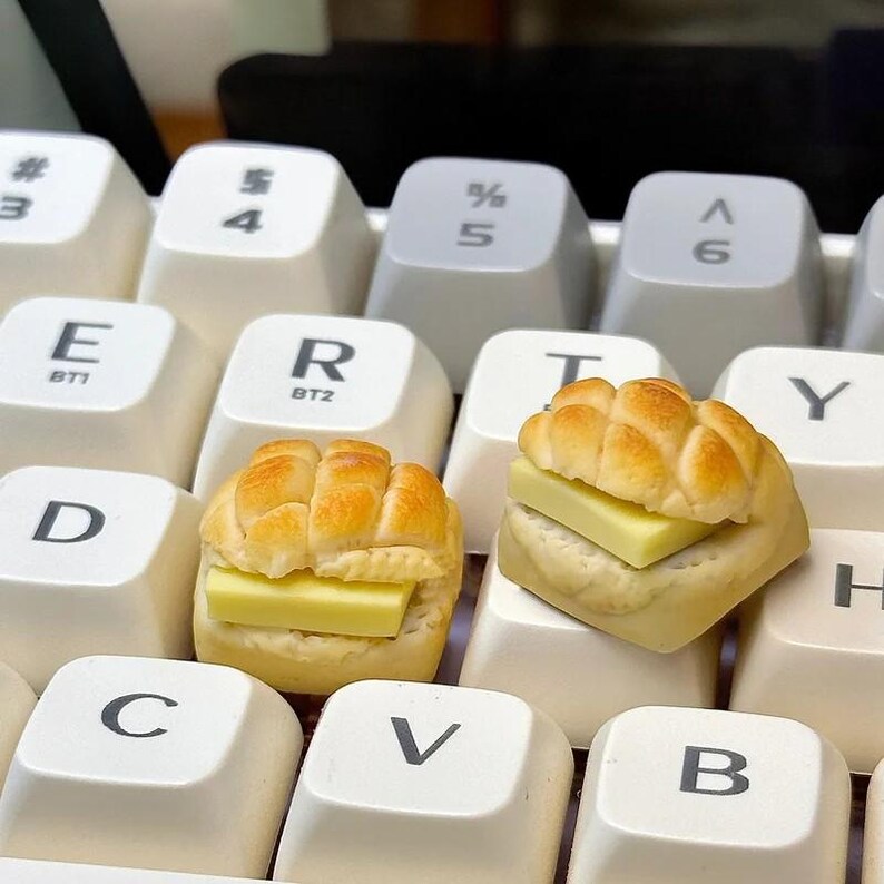Cheese Sandwich Keycap | 3D Food Theme Resin Keycap for Mechanical ...
