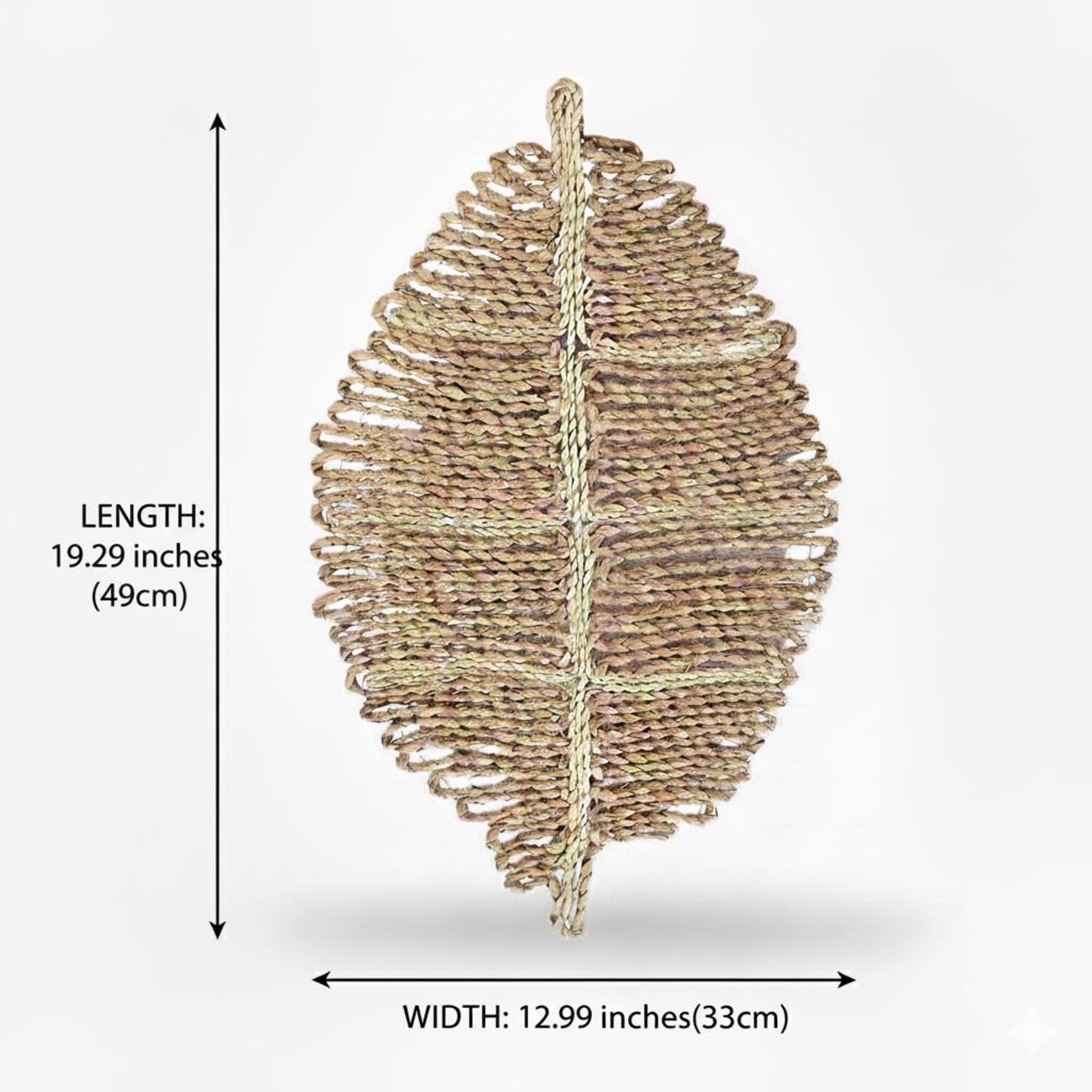 Japanese-style Natural Corn Husk Leaf Placemat - Handwoven Heat ...