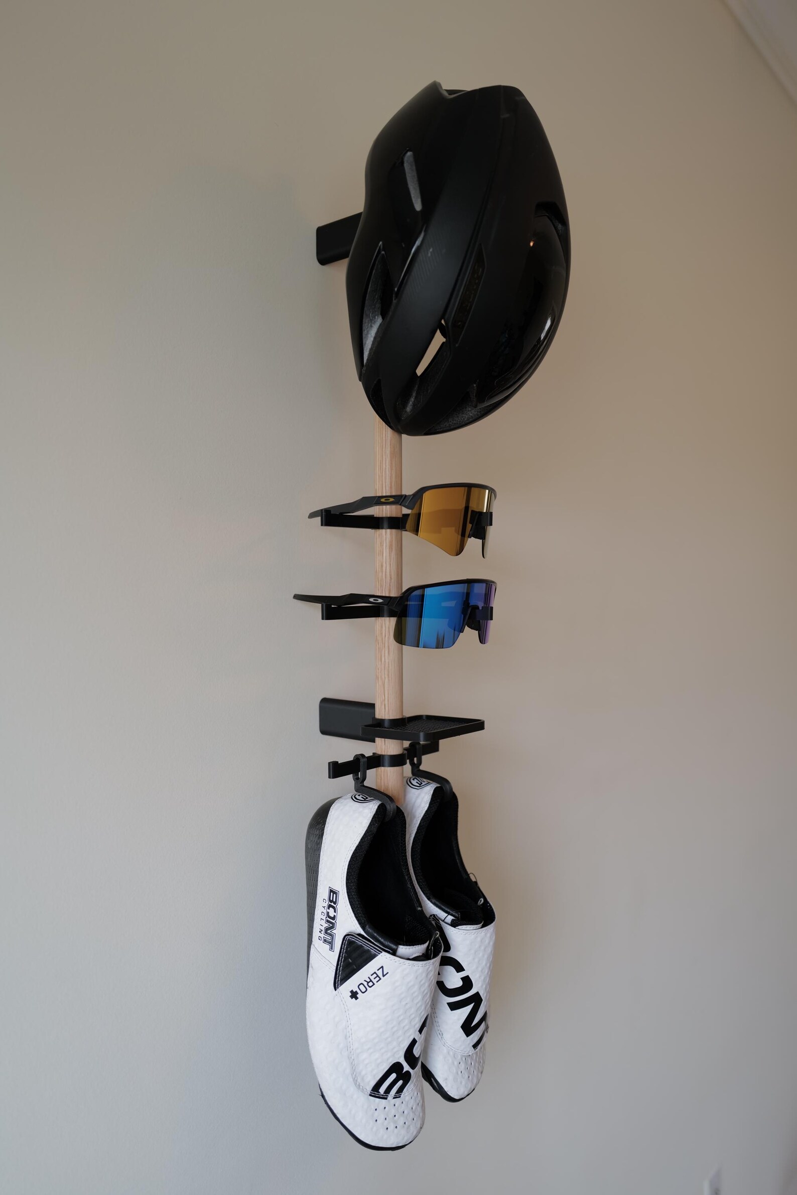 Wall-mounted Cycling Gear Organizer - Etsy