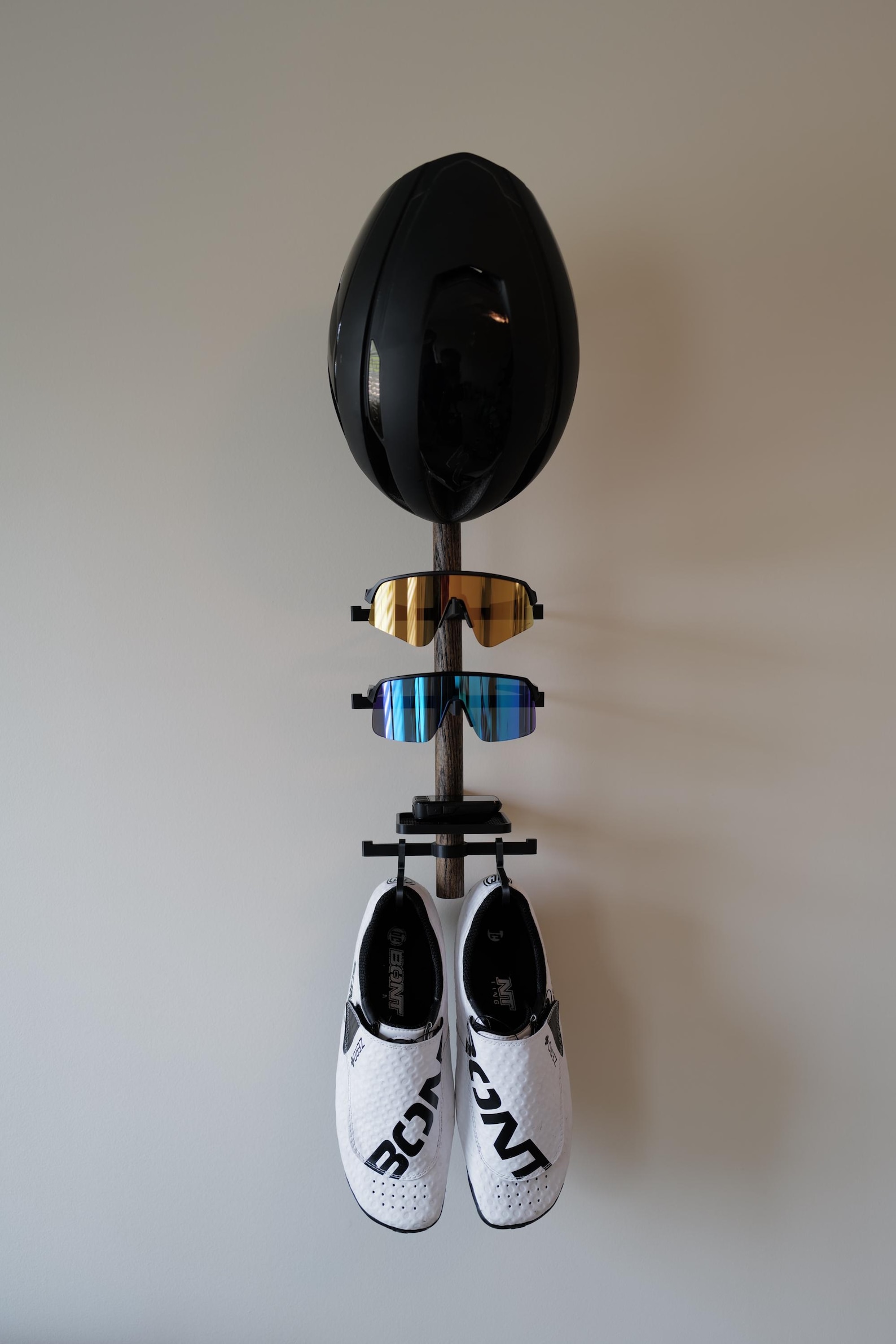 Wall-mounted Cycling Gear Organizer - Etsy