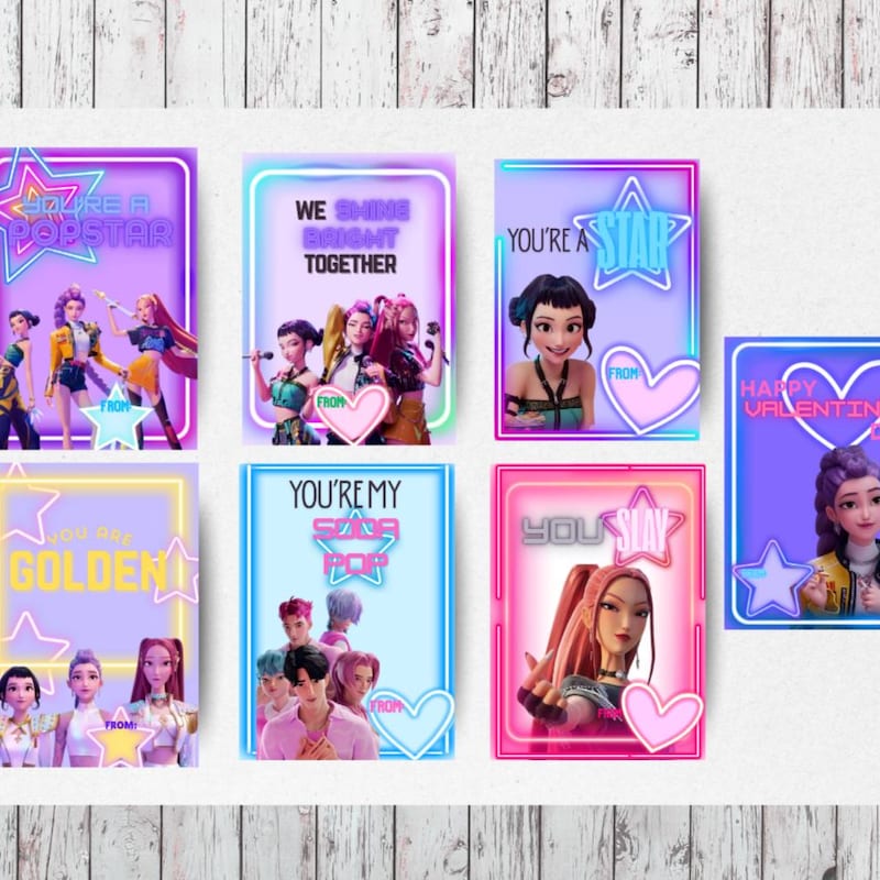 Valentines Day Cards Kpop - Etsy