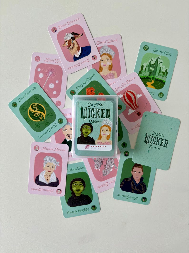 Wicked Go Fish Card Game: Oz-inspired Family Matching Game - Etsy