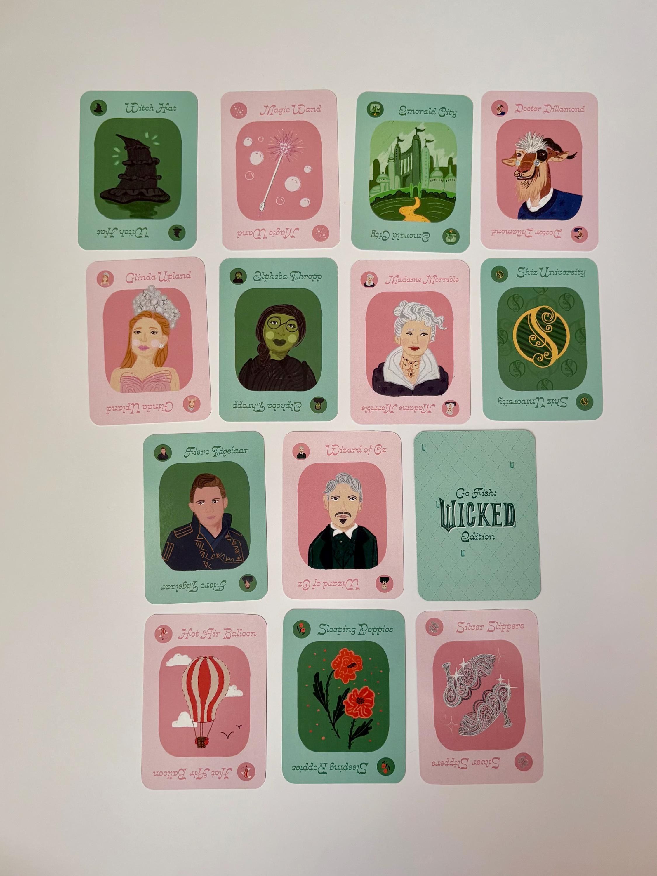 Wicked Go Fish Card Game: Oz-inspired Family Matching Game - Etsy
