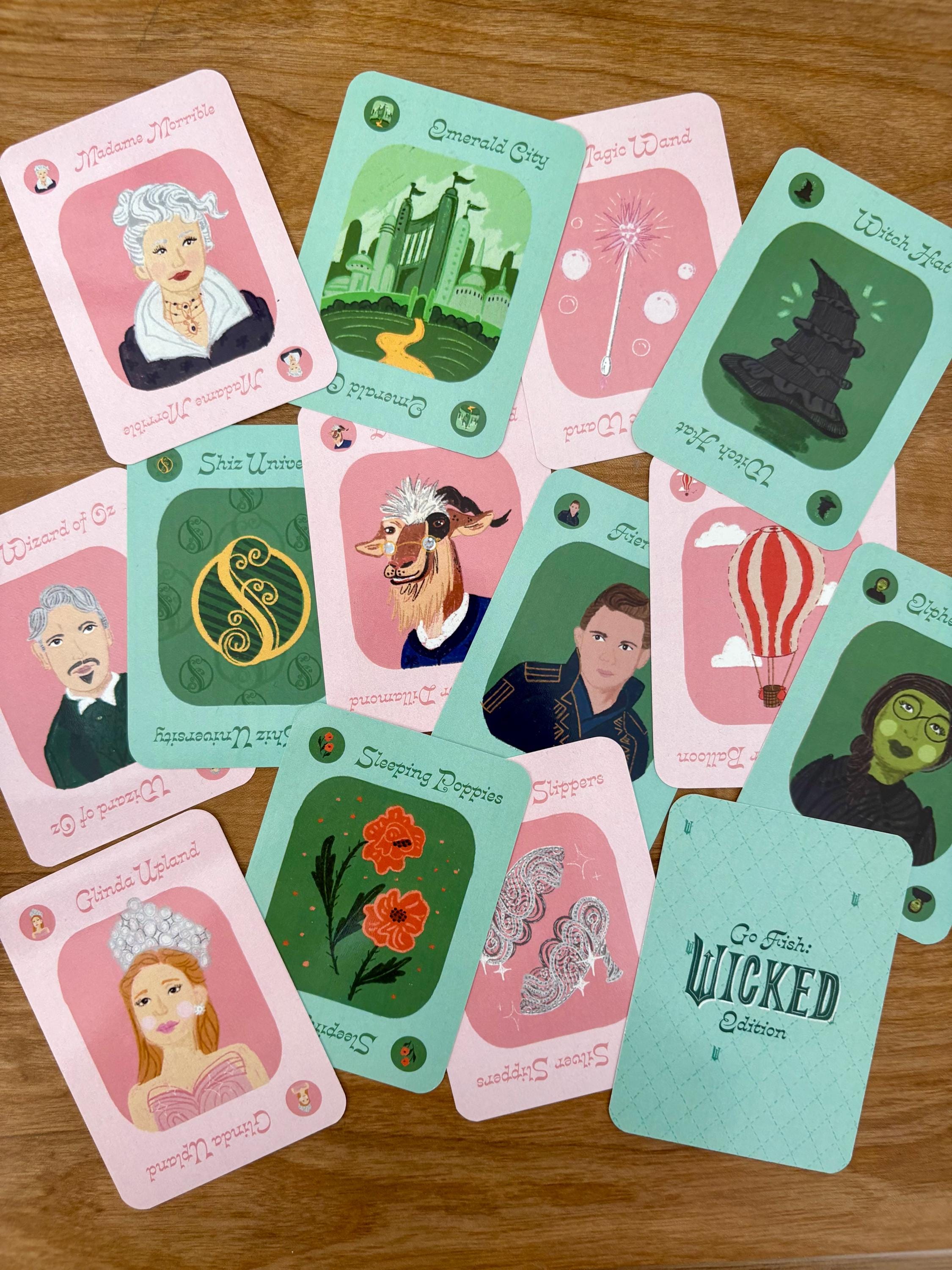 Wicked Go Fish Card Game: Oz-inspired Family Matching Game - Etsy