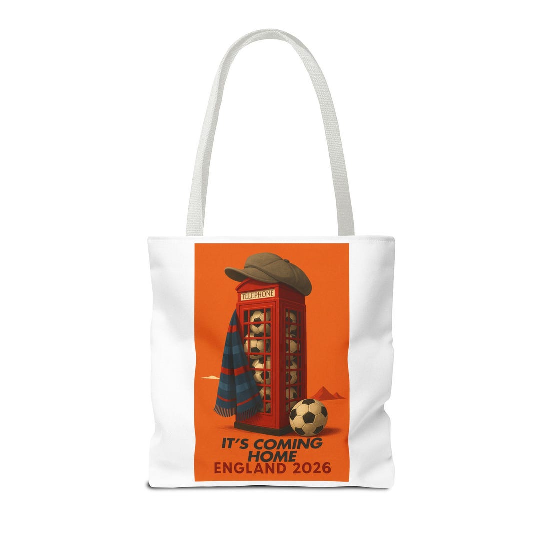 Football Tote Bag, It's Coming Home, England 2026, Soccer World Cup ...