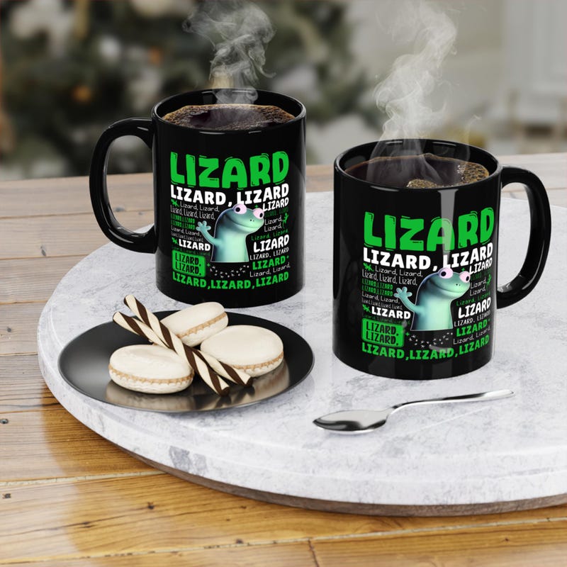 Lizard Mug - Etsy