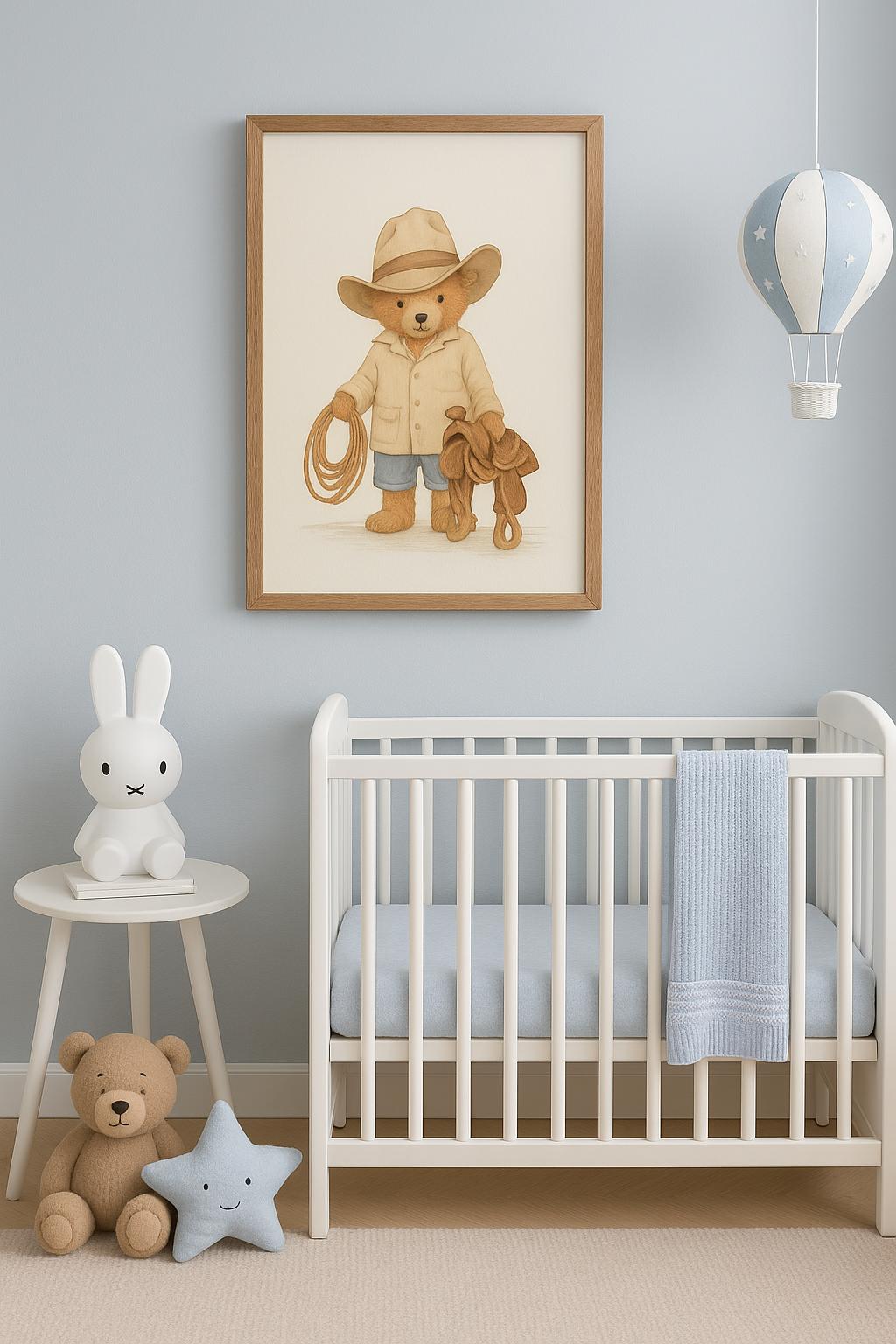 Cowboy Teddy Bear With Robe & Saddle - Etsy