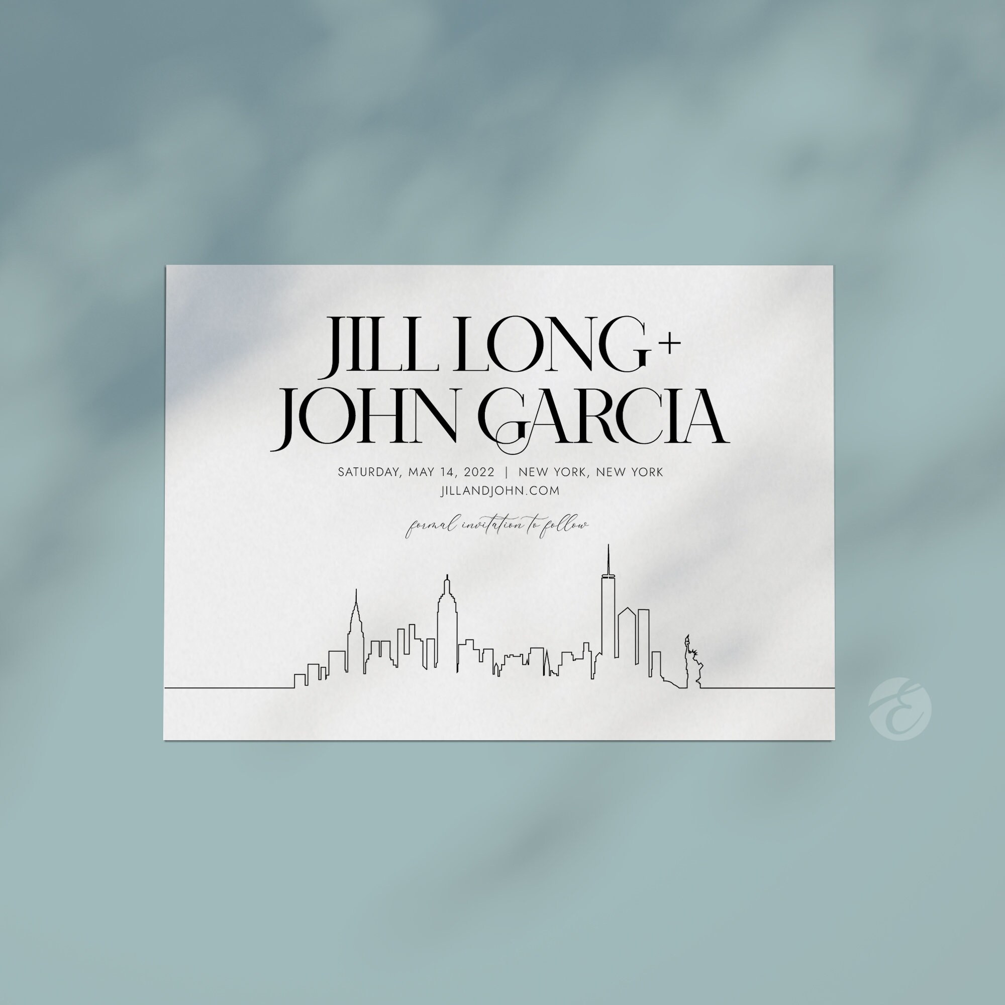 Paper & Party Supplies Invitations & Announcements New York Skyline ...