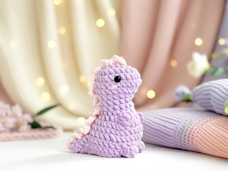 Dinosaur No Sew Crochet Pattern Bundle, Amigurumi Jurassic Set PDF ...