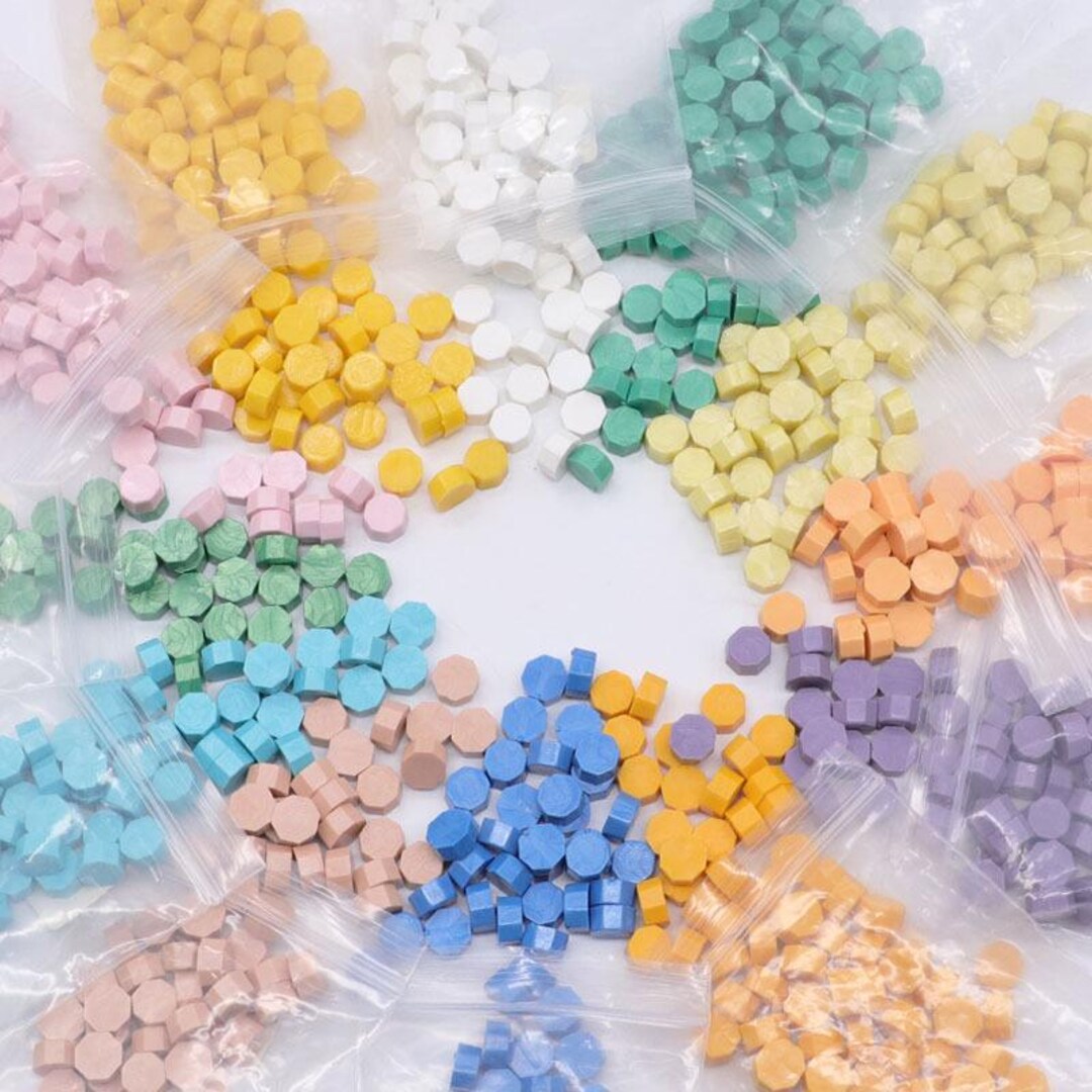 70+ Colors Octagonal Wax Beads for Wax Seal Stamp, Wedding Invitation ...