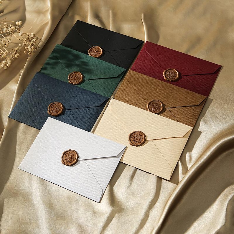 Linen Envelope Paper Series,black Envelope,green Envelope,blue Envelope ...