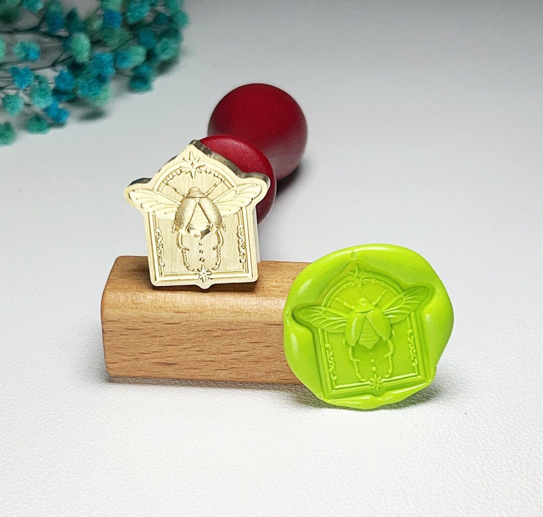 Golden Tortoise Wax Seal Stamp, Custom Invitation Letter Seal - Etsy