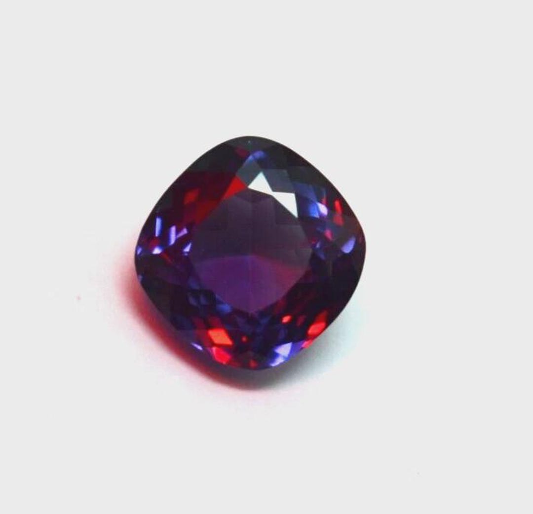 Genuine Color Change Alexandrite – 7 Ct Cushion Loose Stone, Certified ...
