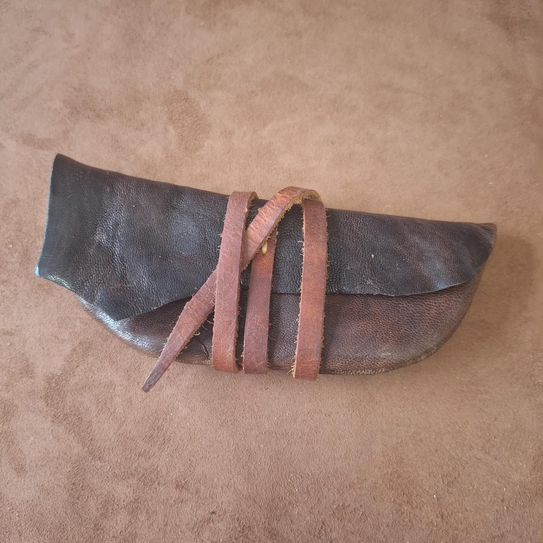 Viking Leather Pouch – Handmade Historical Reproduction From Natural ...
