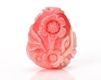 Pink Conch Shell made of Powder of Shell Color is Enhanced | Etsy