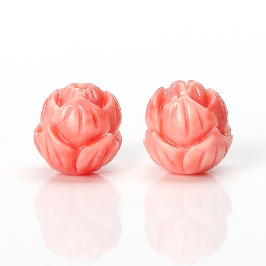 Pink Conch Shell (made of Powder of Shell, Color is Enhanced ) Center ...