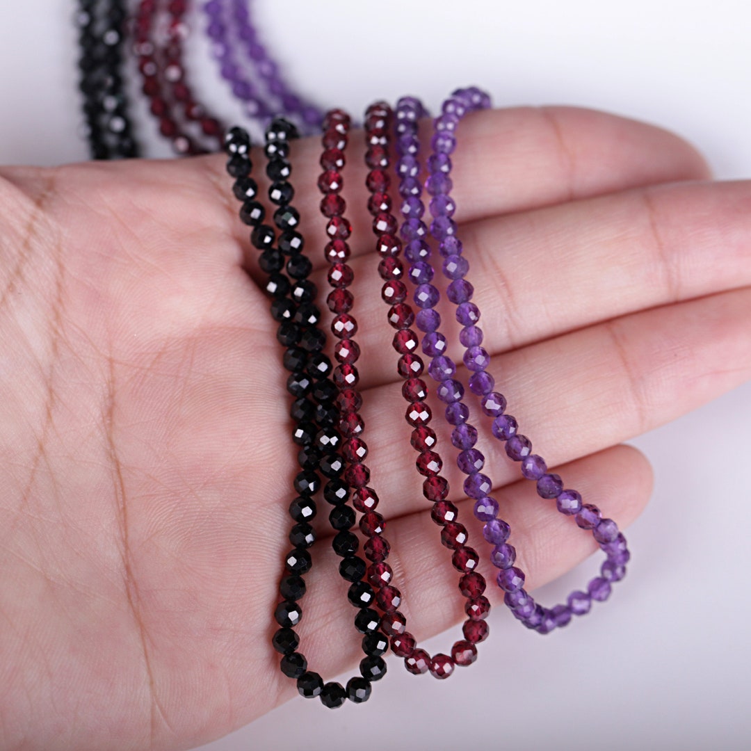 AAA 3mm Faceted Loose Beads, Small Beads, Jewelry,wholesale,3mm - Etsy