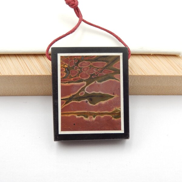 Intarsia Pendant - Etsy