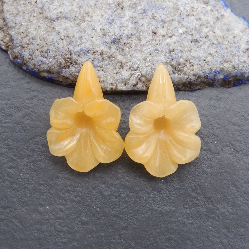 Carved Jade Bead - Etsy