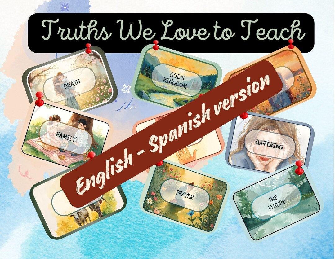 JW Ministry Flashcards | Kids & Publisher Bible Teaching Aids | 9 Sets ...