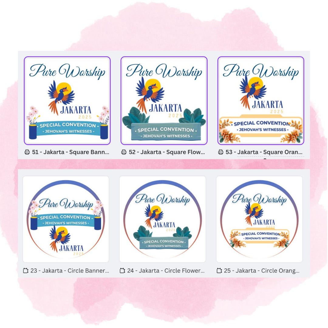 2025 Special Convention Logo | Pure Worship | JW Digital Download ...